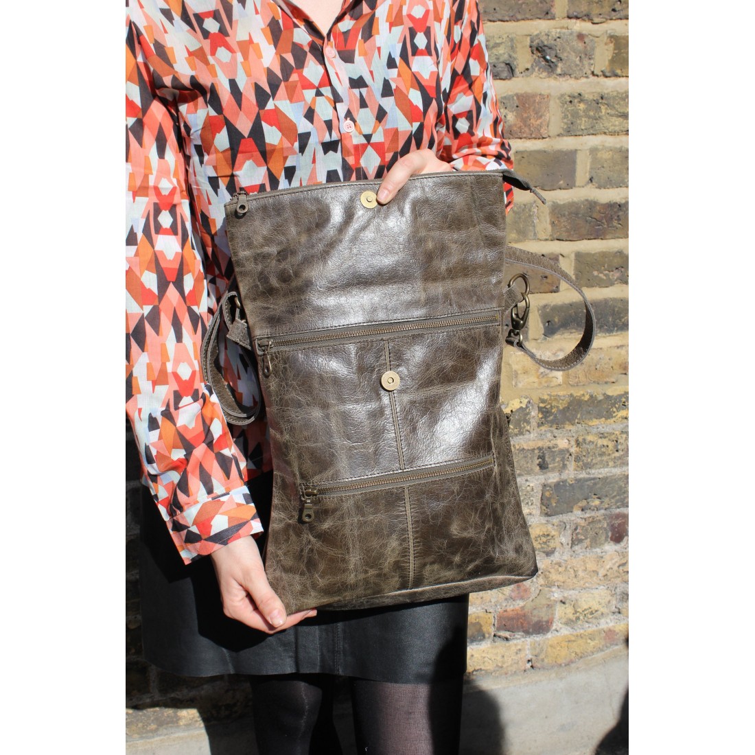 Olive Green Luxury Baggot | Paul Smith